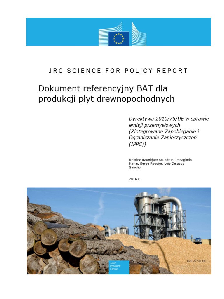 BREF Dla Produkcji Plyt Drewnopochodnych WBP | PDF