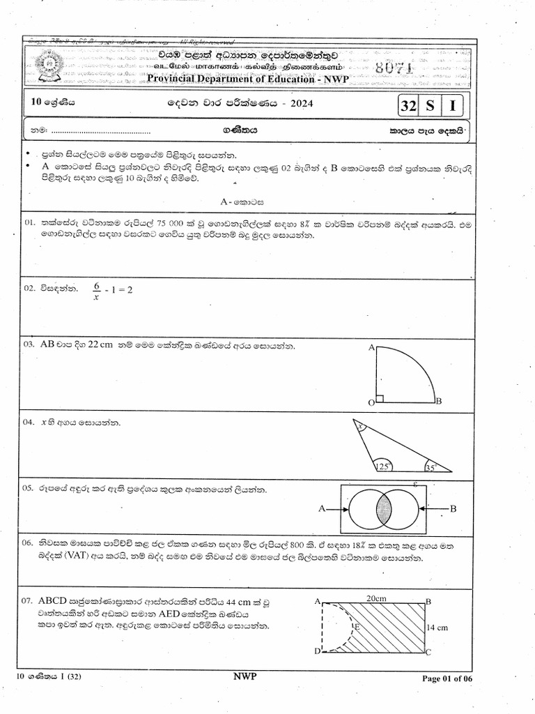 Grade 10 NWP Term Test Papers 2024 | PDF | Character Encoding ...