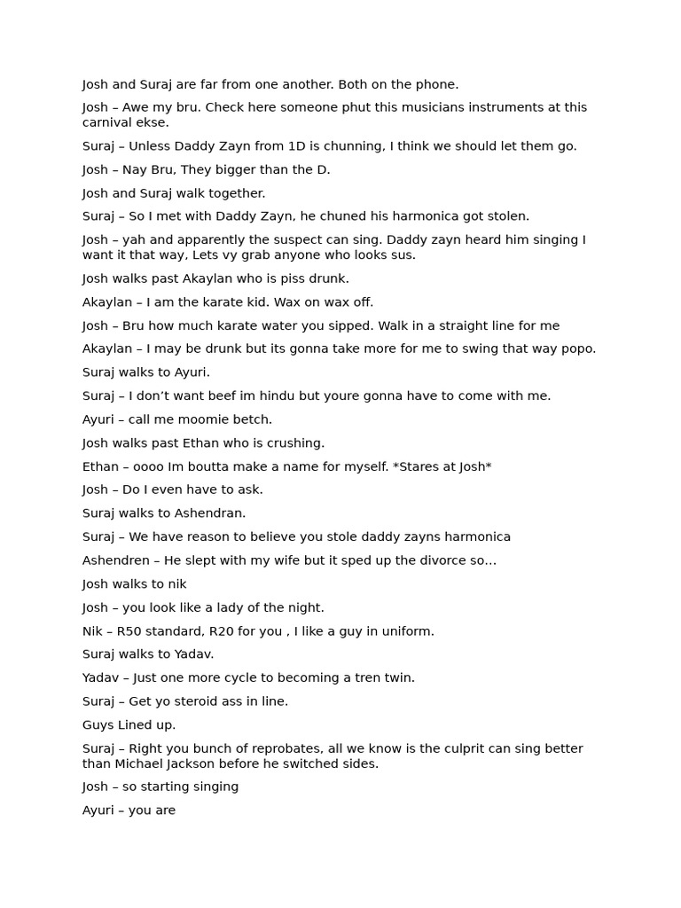 Updated Script | PDF