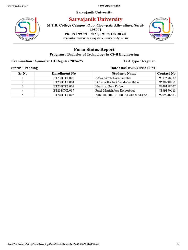 CiVIL 3 Pending | PDF