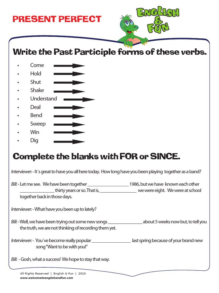 Present Perfect | PDF