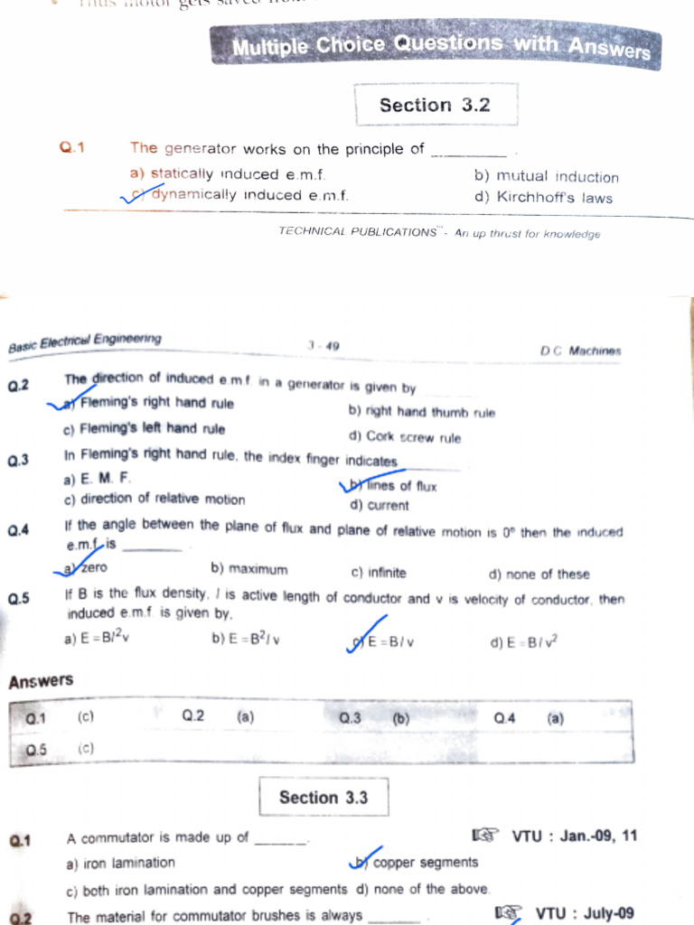 MCQ - DC Machines | PDF