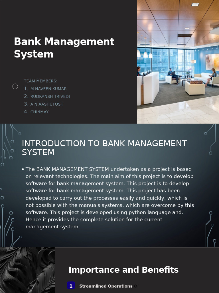 Bank Management System | PDF