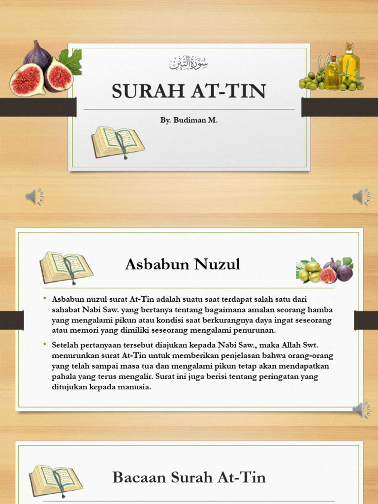 MATERI PPT QS. AT-TIN | PDF