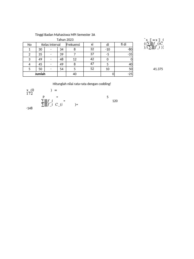 Tugas Karmila Mencari Rata-Rata Dengan Coding | PDF