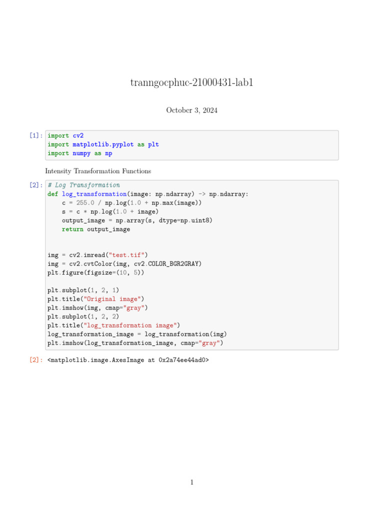 Tranngocphuc 21000431 Lab1 | PDF