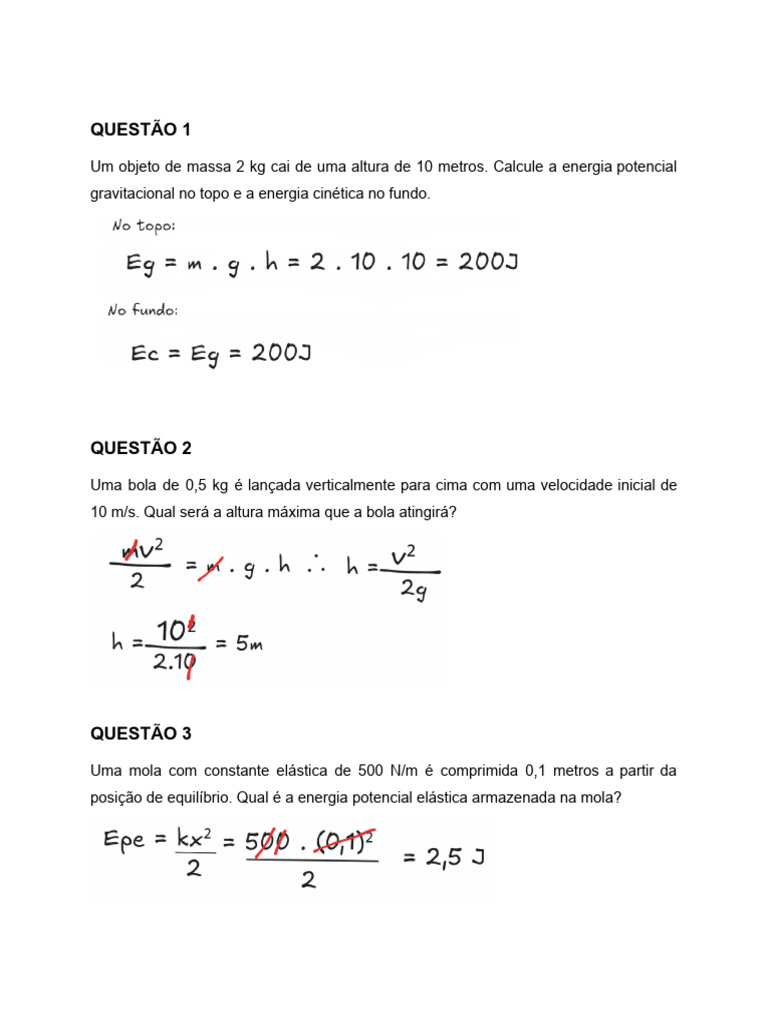(FIS1) Atividade Módulo 3 | PDF