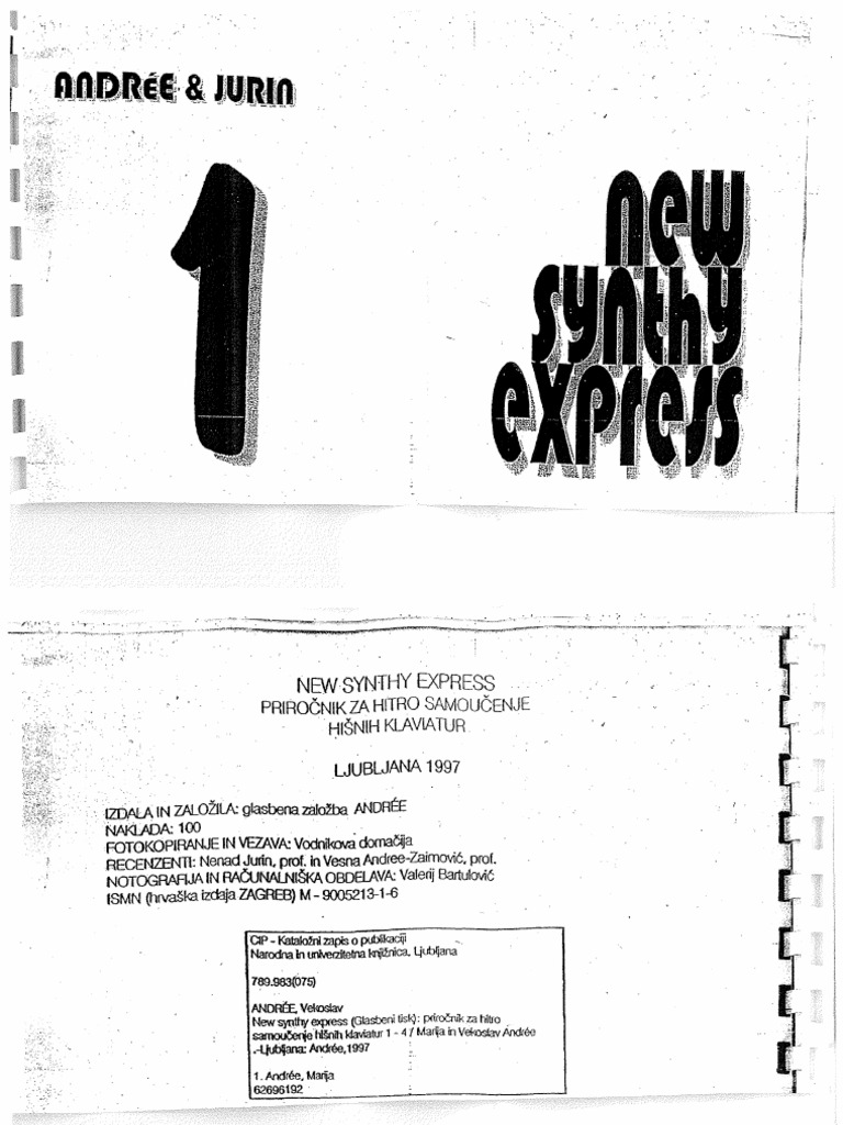 New Synth Express 1 | PDF