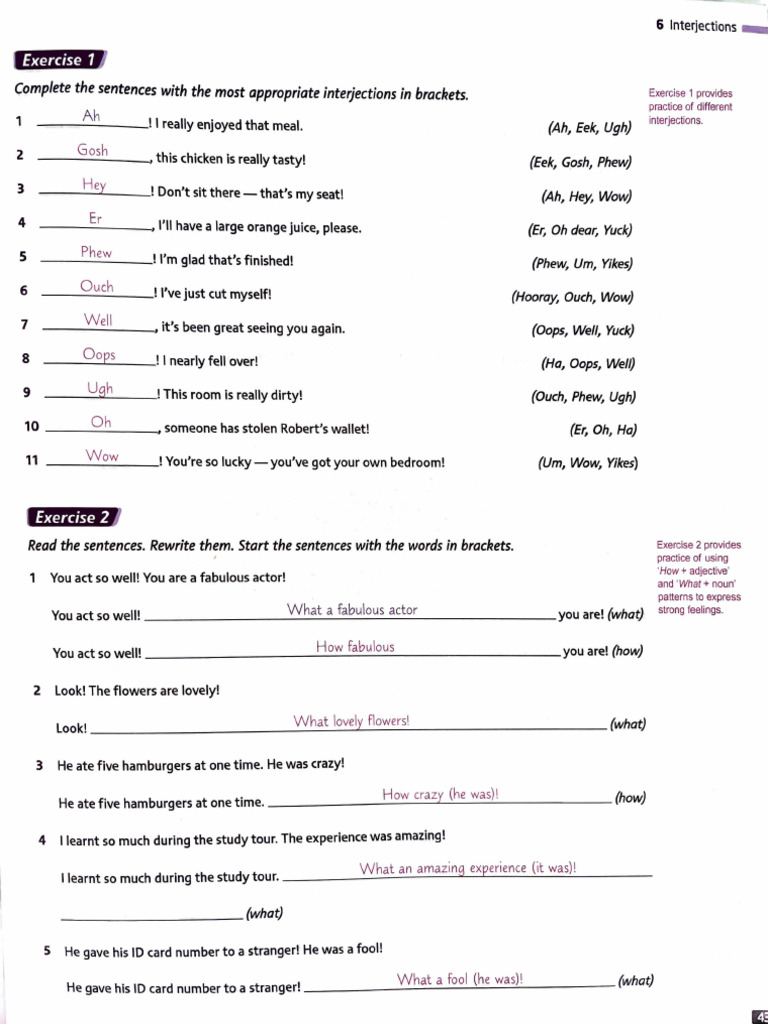 Pearson Grammar Book 2 Unit 6 Answer | PDF