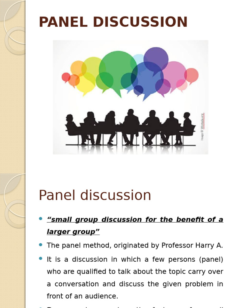 Panel Discussion | PDF