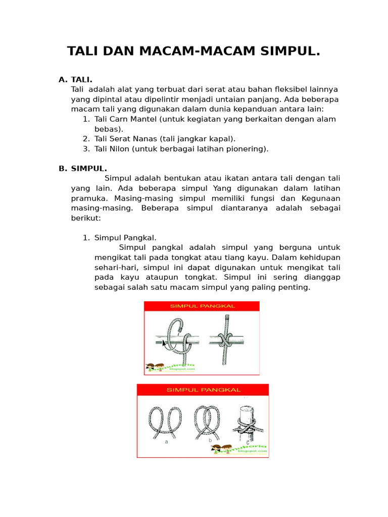 Tali Temali. | PDF