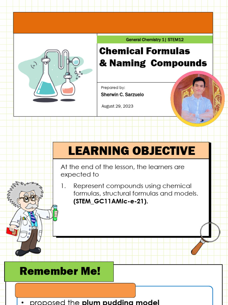 Lesson 5 Chemical Formulas Ionic and Covalent Compounds | PDF