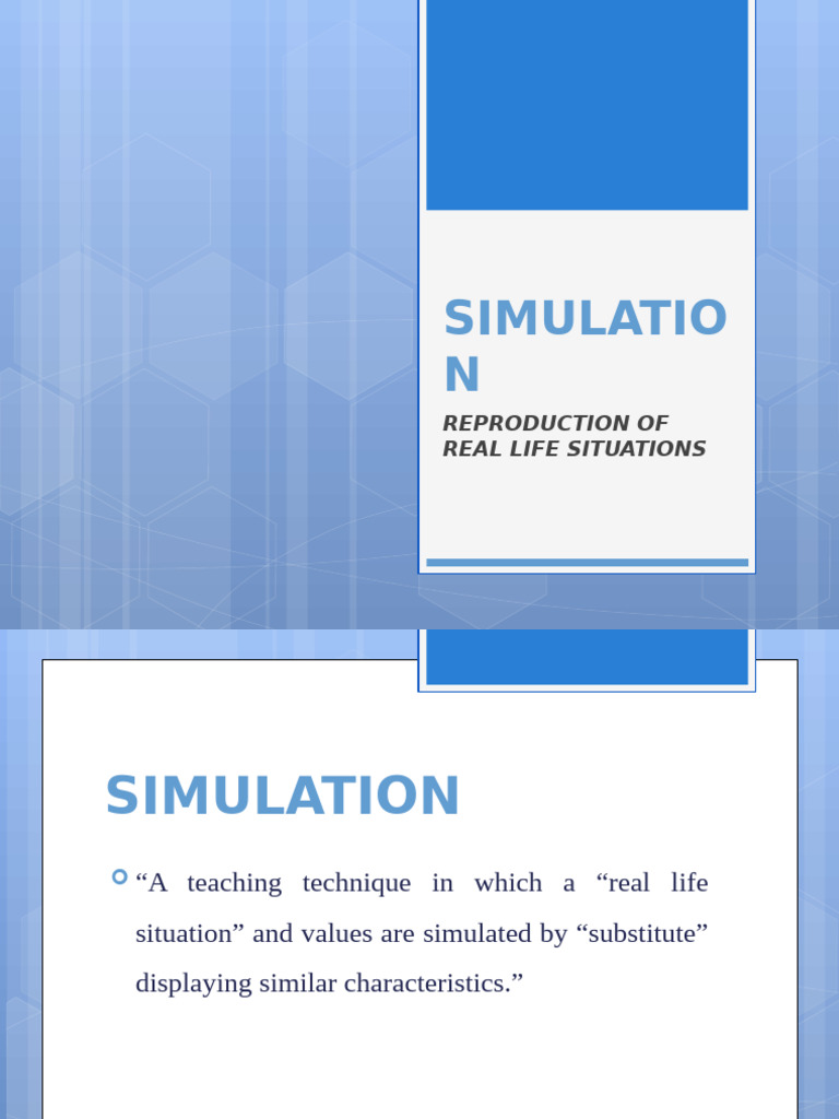 Simulation | PDF