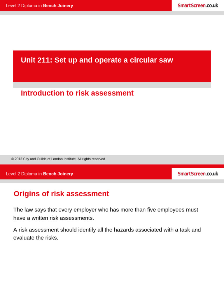 l2 Unit211 Powerpoint Presentation5 Risk Assessment SStemplate | PDF