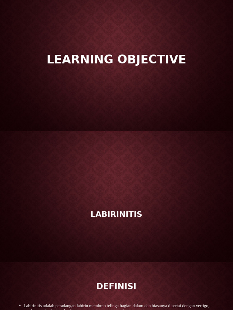 LABIRINITIS | PDF