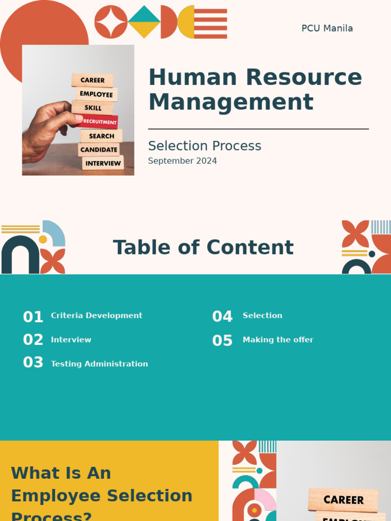 HRM - Selection Process | PDF