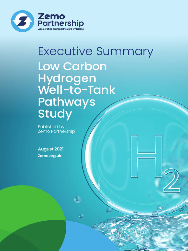 Zemo Low Carbon Hydrogen WTT Pathways - Summary (2) | PDF