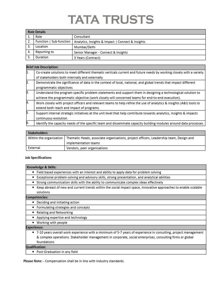 Consultant Connect and Insights | PDF