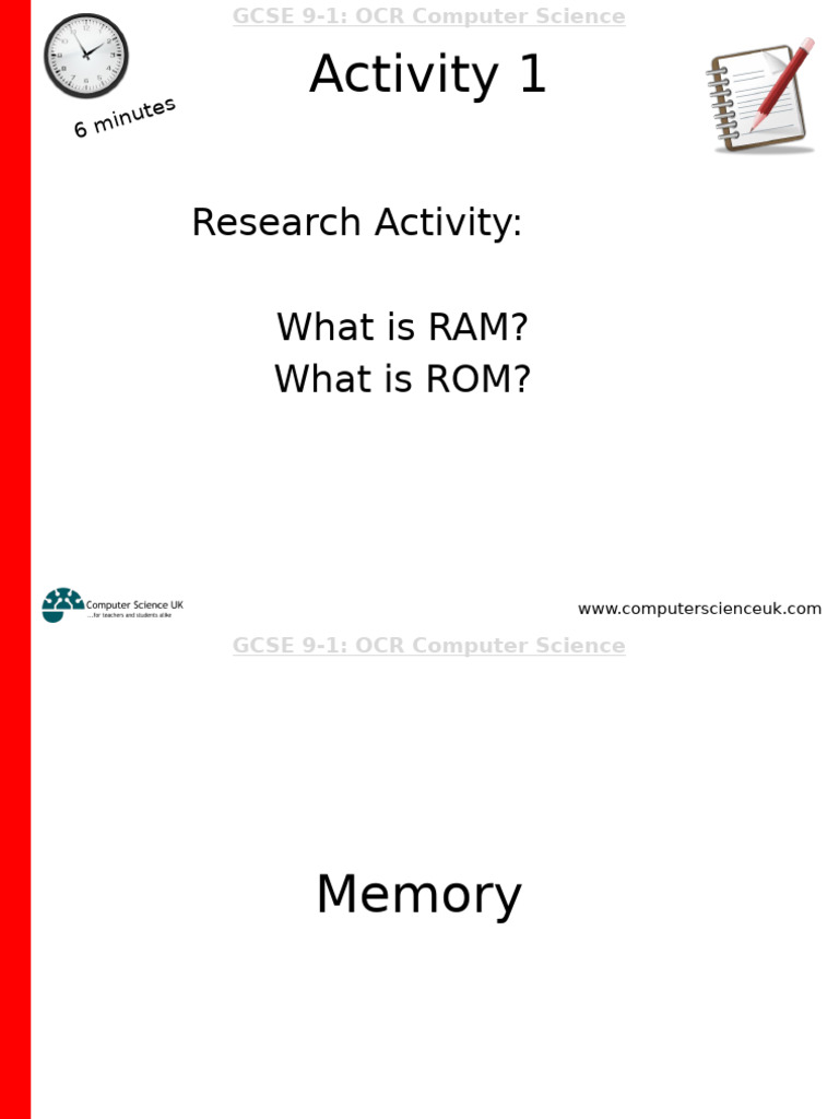 Memory | PDF | Random Access Memory | Computers