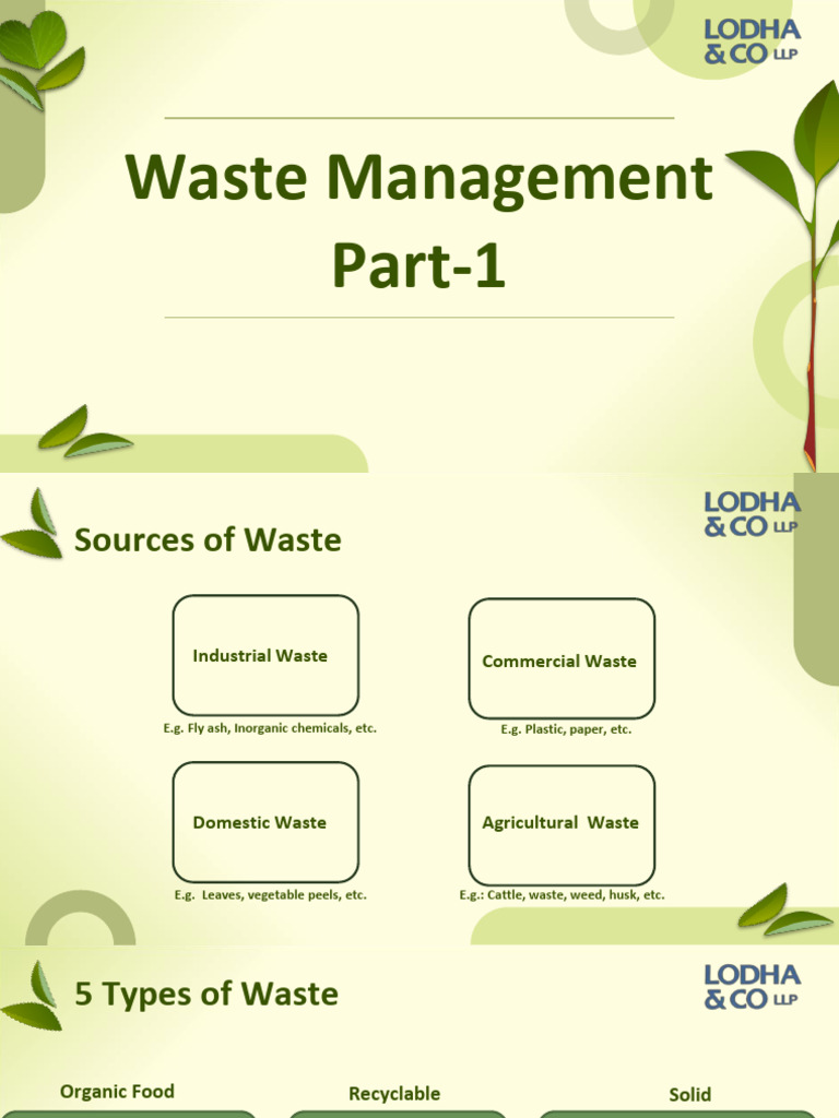 Waste management | PDF