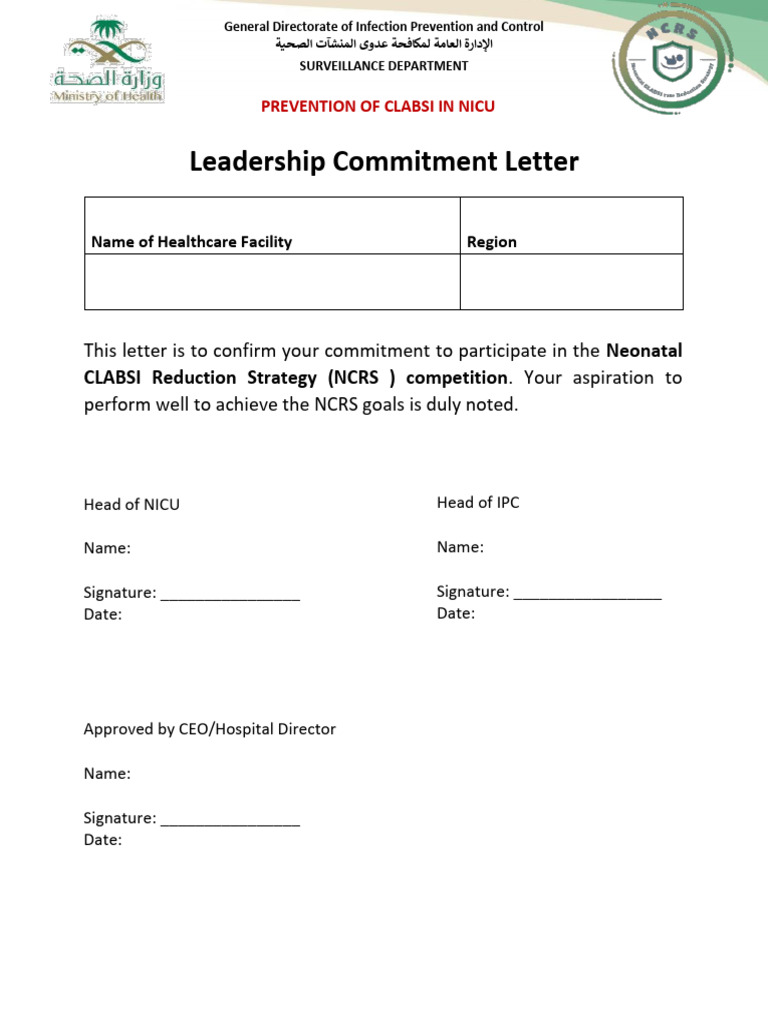 Leadership Commitment Letter | PDF