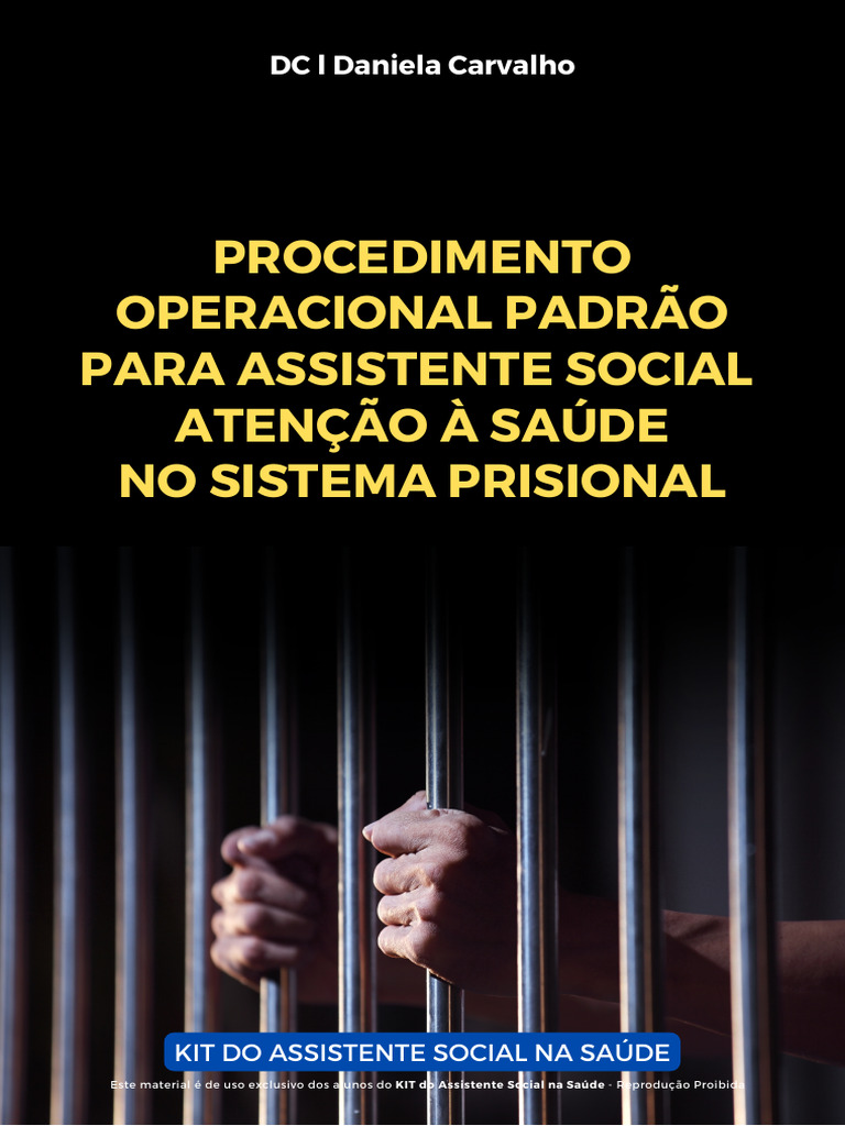 25 Pop Assistente Social Na Atencao A Saude No Sistema Prisional | PDF