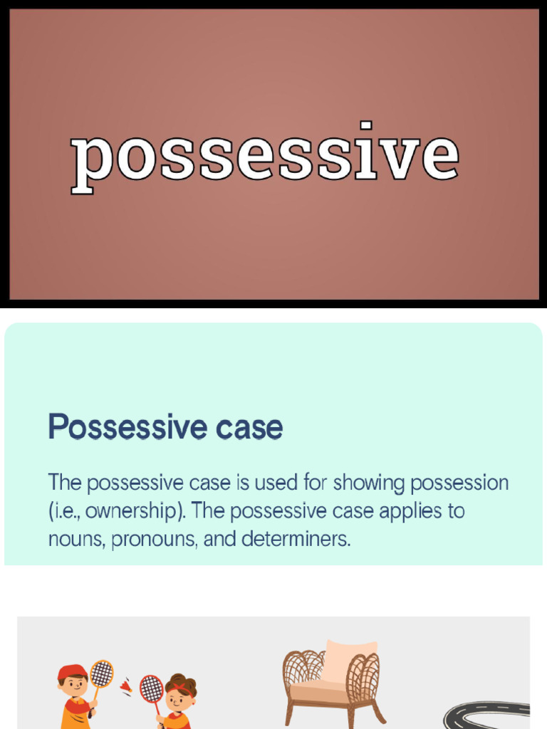 Possessives | PDF