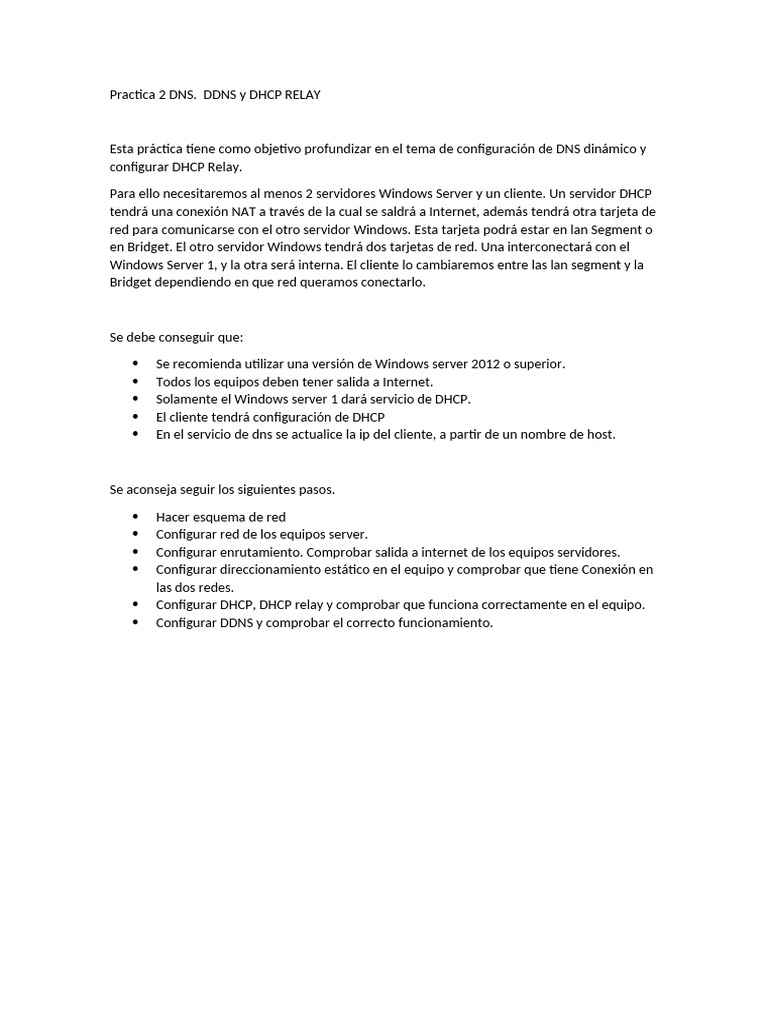Practica 2 DNS | PDF