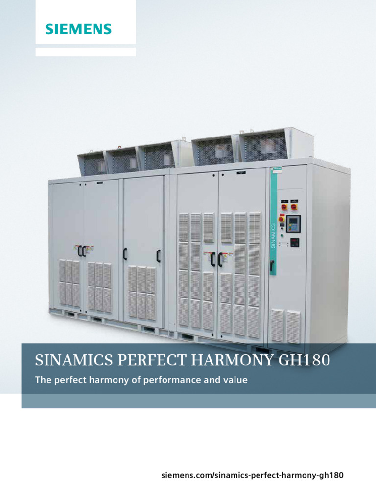 Sinamics Perfect Harmony Gh180 | PDF