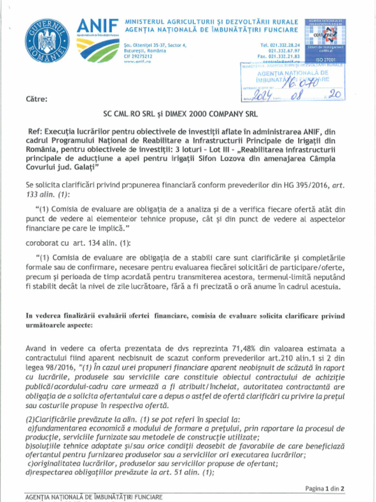 Solicit Clarif CML Lot 3 | PDF