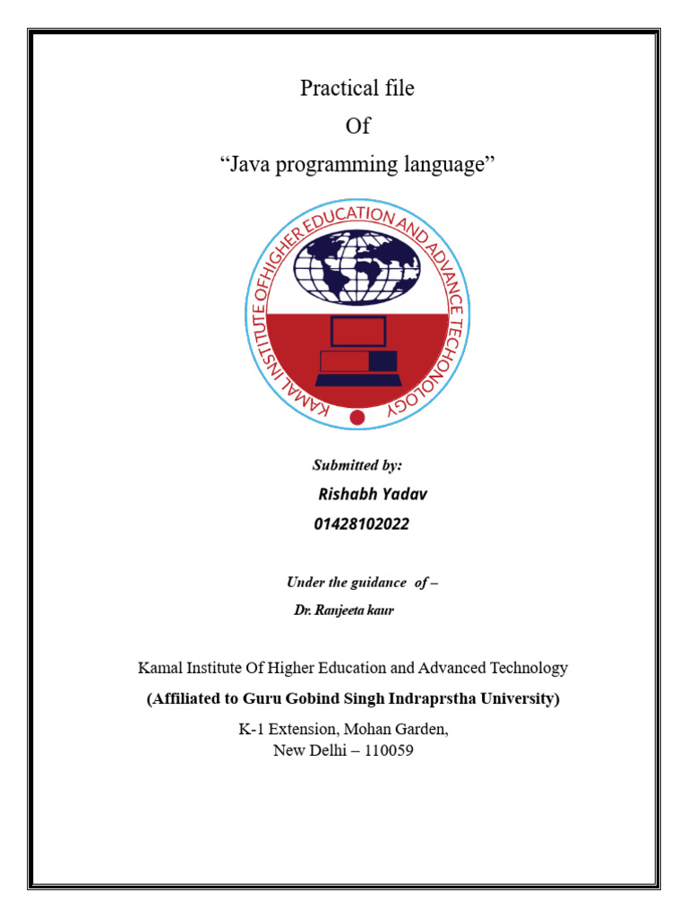 Rishabh Java | PDF Rishabh Java | PDF