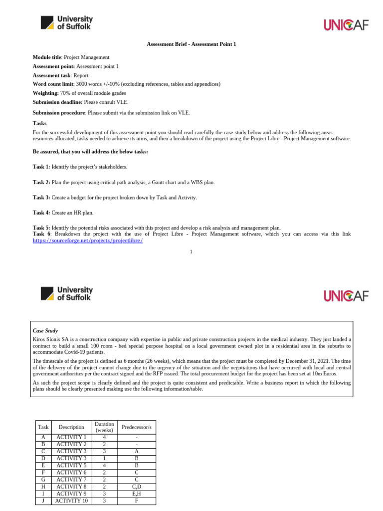 Week 4 Assessment Point 1 | PDF | Project Management | Art