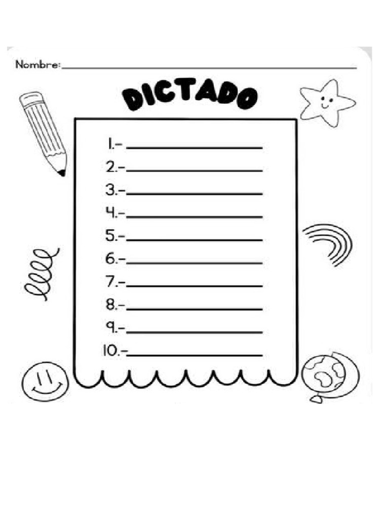 Formato Dictado | PDF