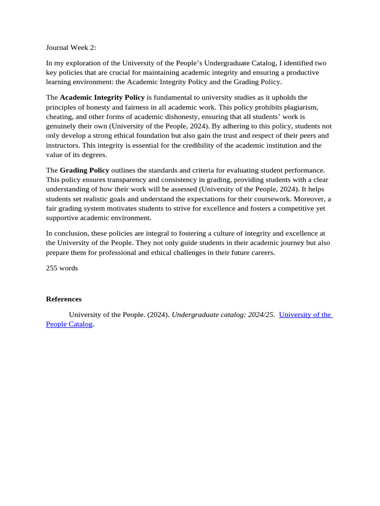 Journal Week 2 FNL | PDF