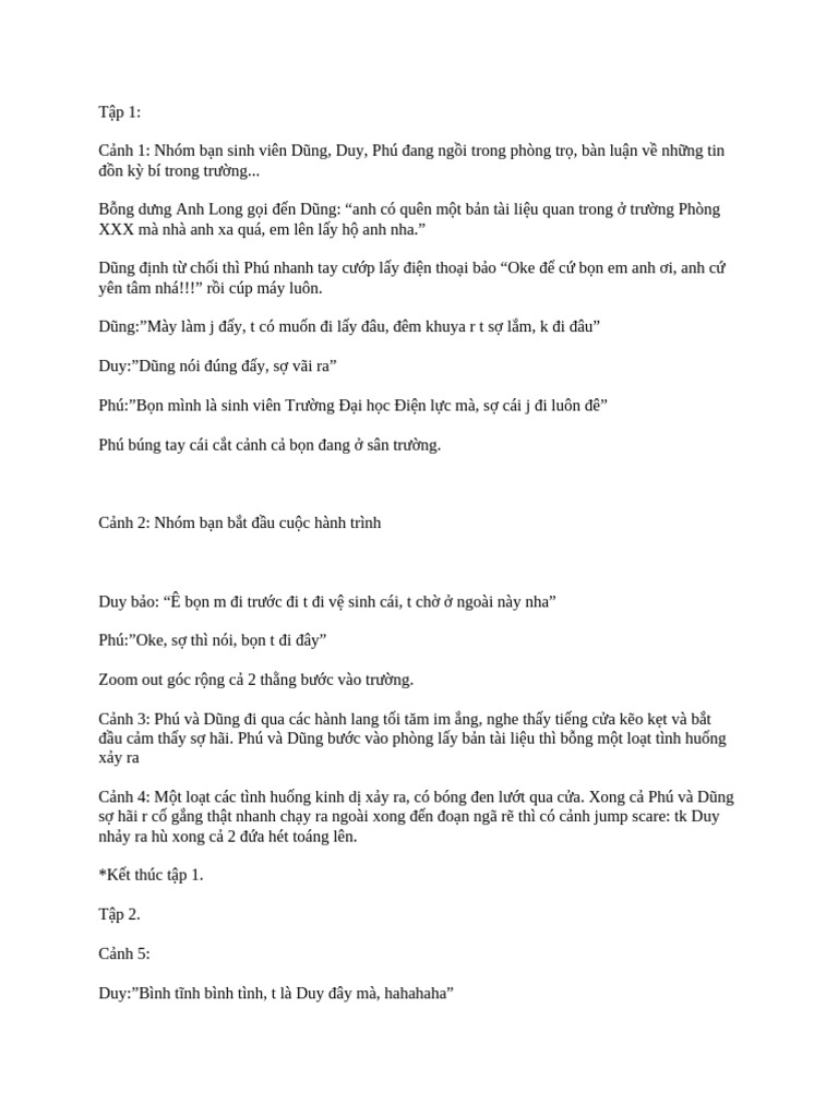 kế hoạch kịch bản vid tiktok giới thiệu chào tân | PDF