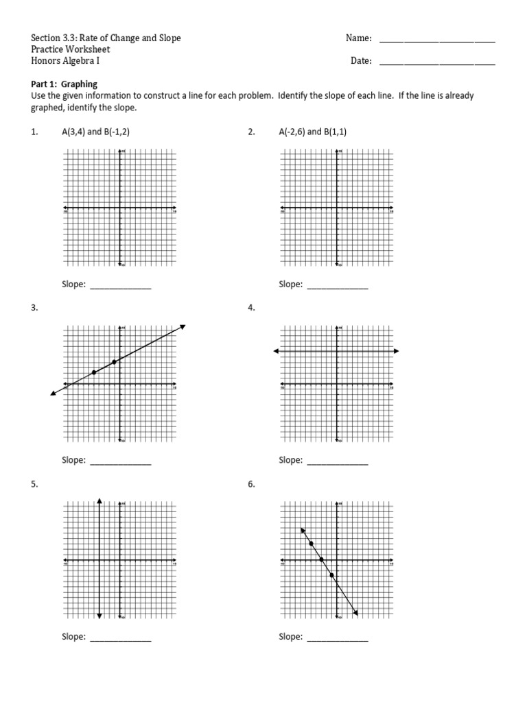 3.3 Practice Worksheet | PDF