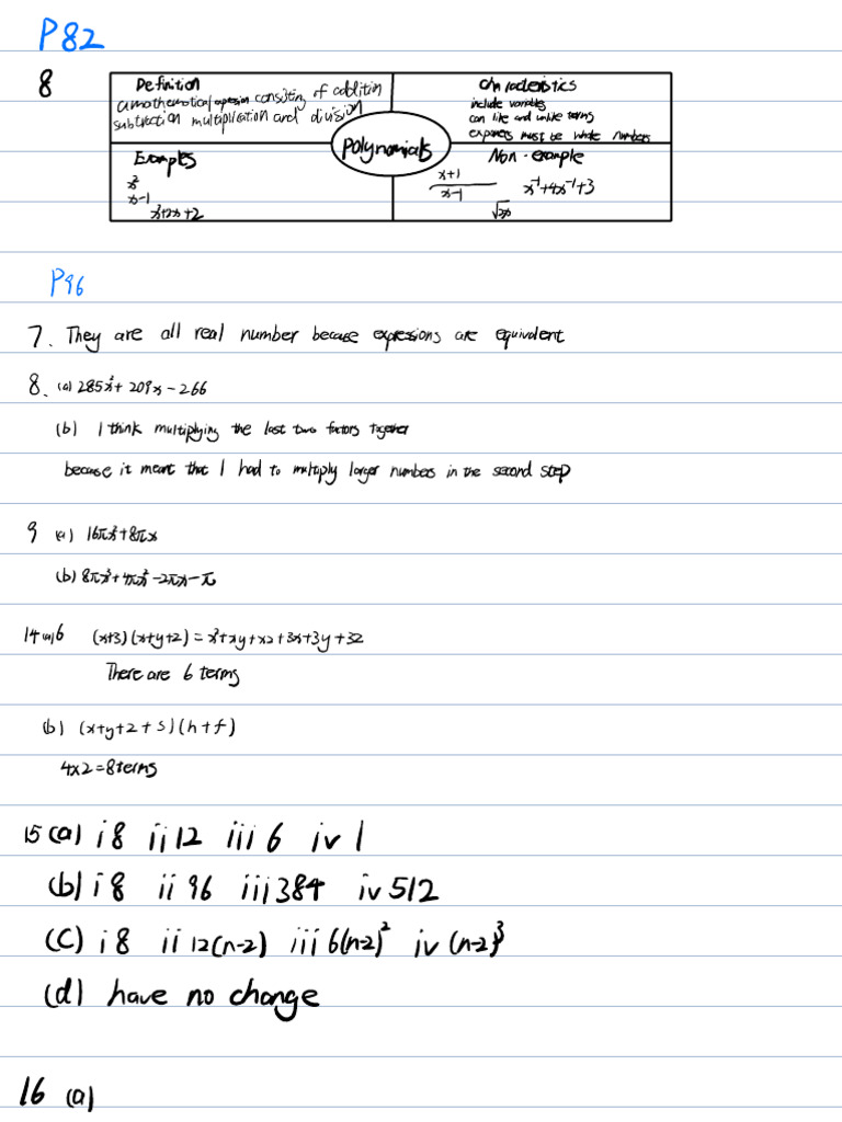 MCR3U Chapter2 | PDF