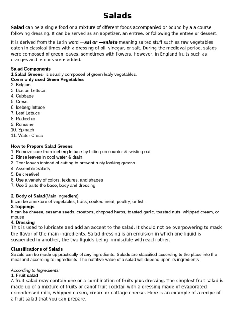 Salads-salad-dressing | PDF