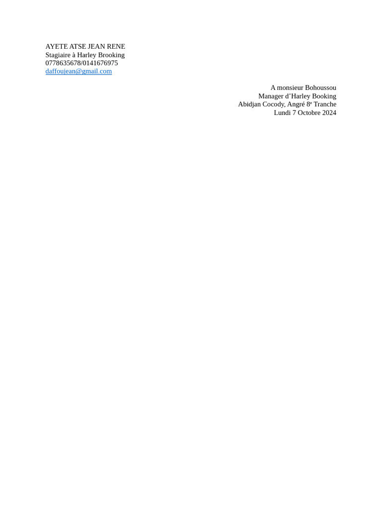 Ayete Atse Jean Rene | PDF