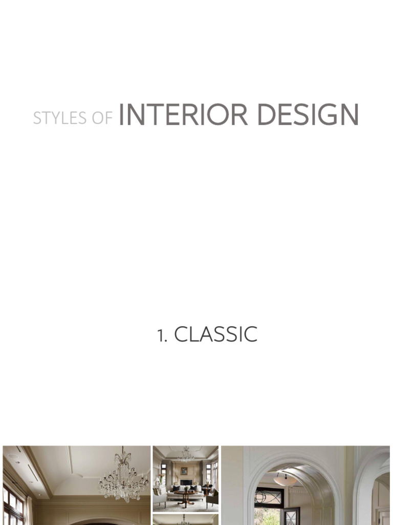 Styles of Interior Design (1)-1 | PDF