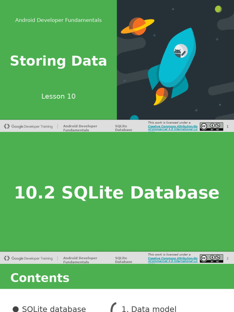 10.2 SQLite Database | PDF