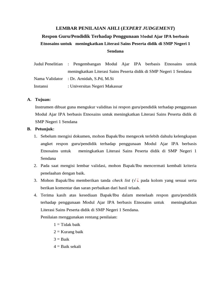 LV. Guru (Dr. Arnida) | PDF