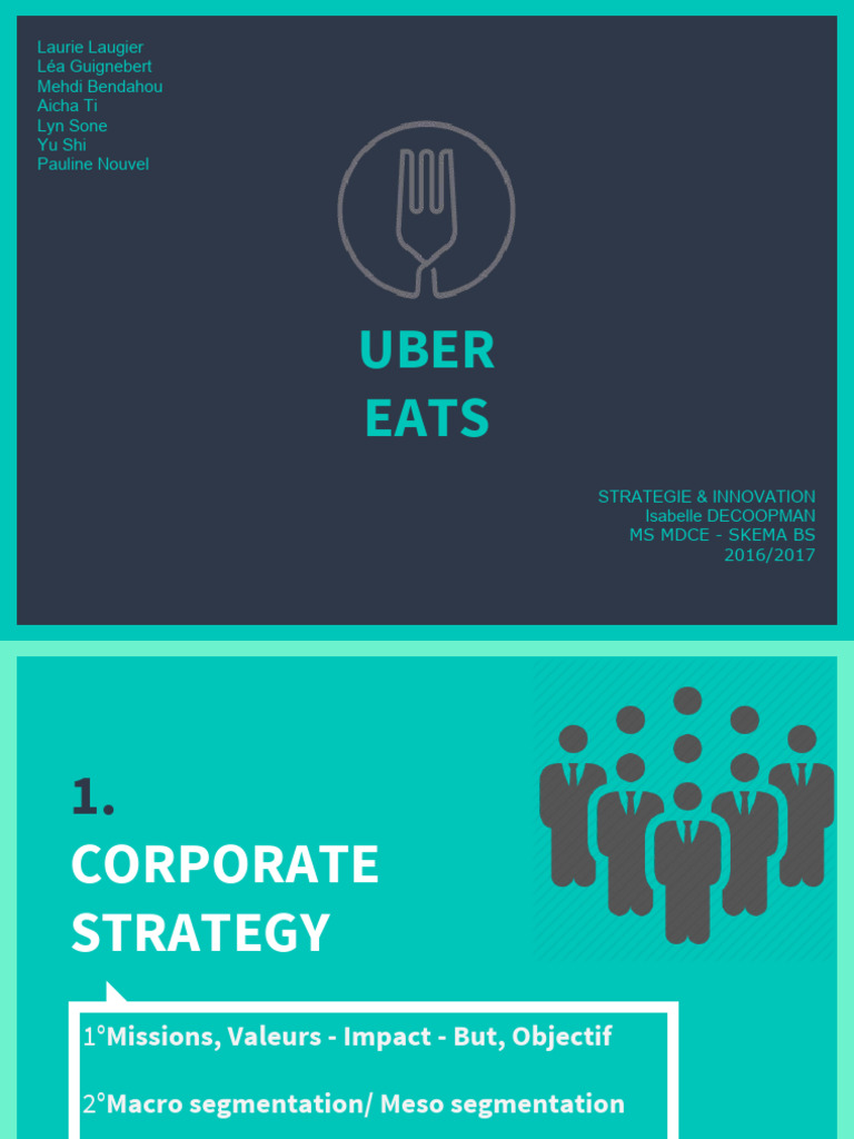 Analyse Stratégique Uber Eats | PDF