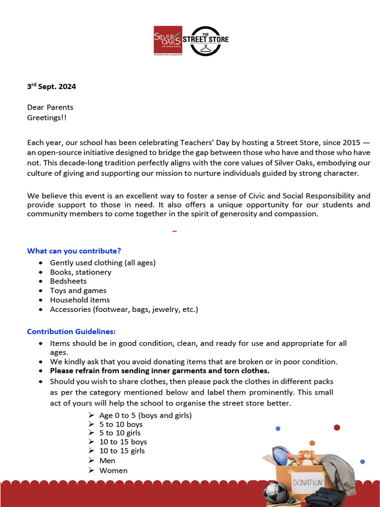 Street Store - LETTER | PDF