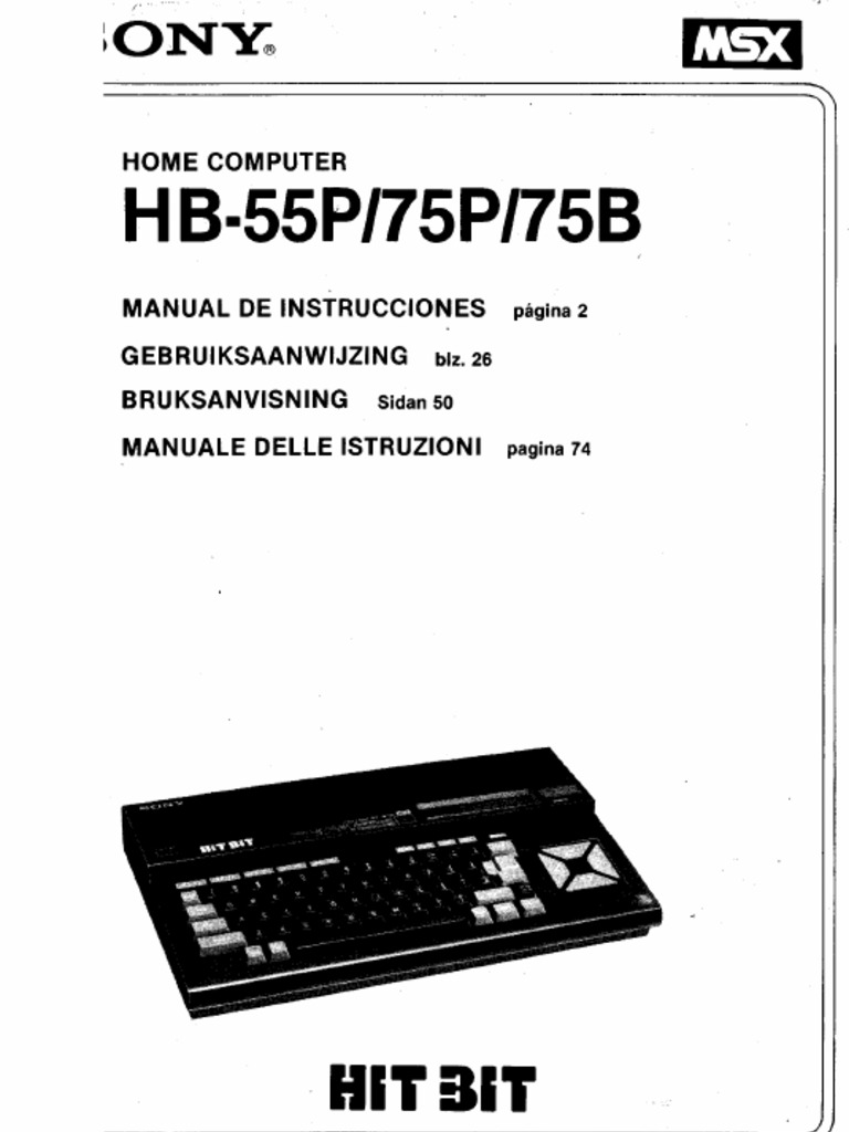 HB-75 Computer | PDF