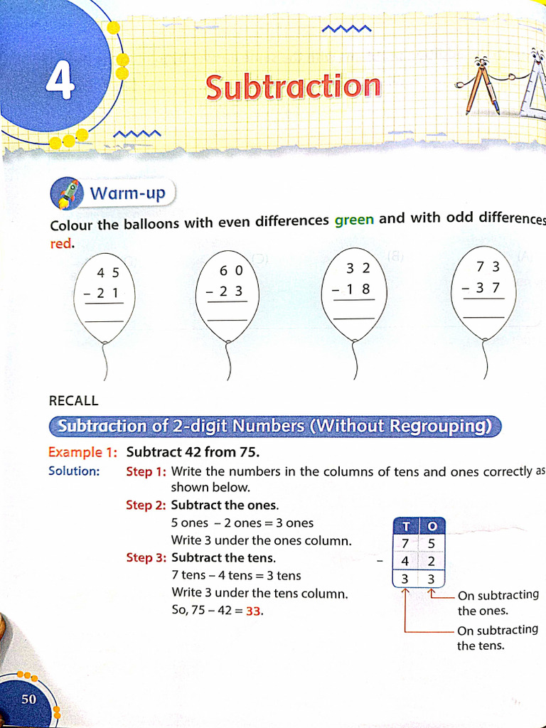Grade 2 Maths Subtraction | PDF