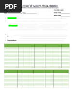 Printable Soccer Score Sheet Template | PDF