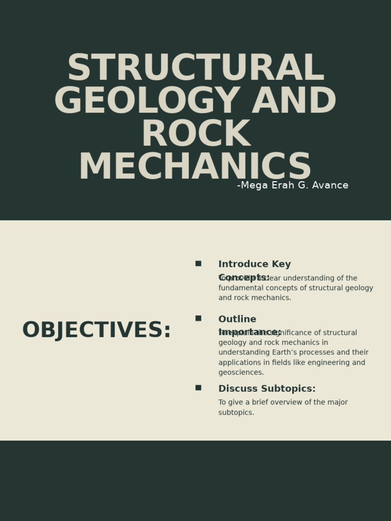 Structural and Rock Mechanics | PDF