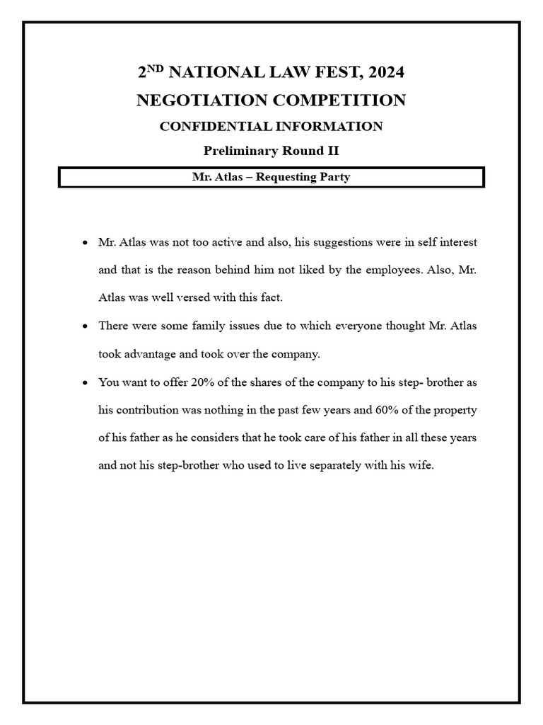 Ci Pre 2 Req Party | PDF