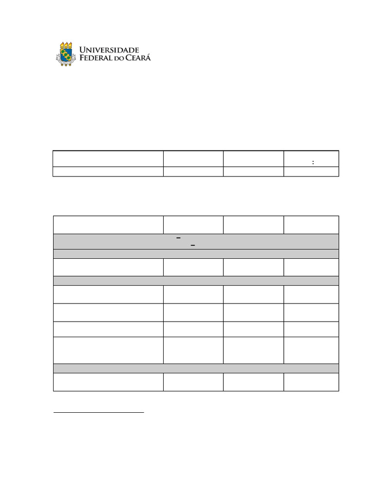 Tabela Das Horas Complementares | PDF